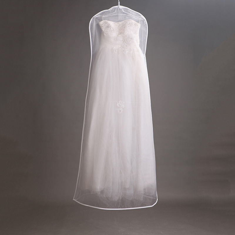 A-Shape Light Transparent Organza Bridal Dress Cover